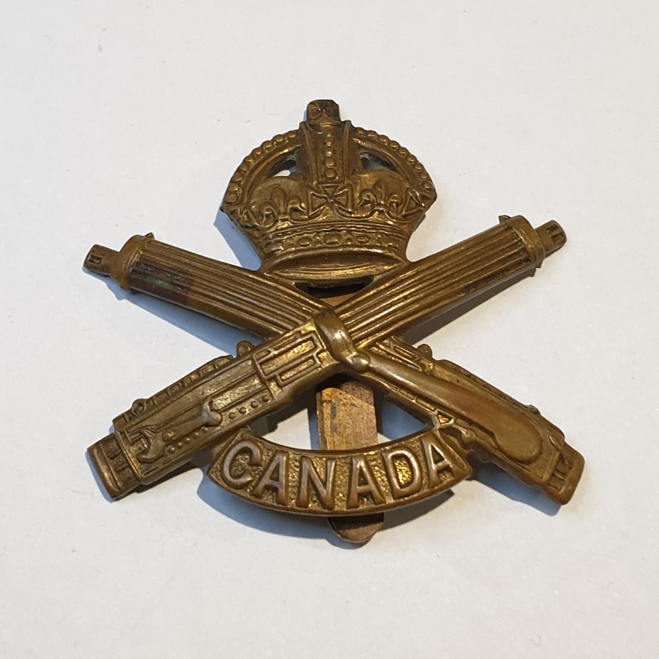 WW1 Canadian Machine Gun Battalion Cap Badge - King's Crown - C022 ...