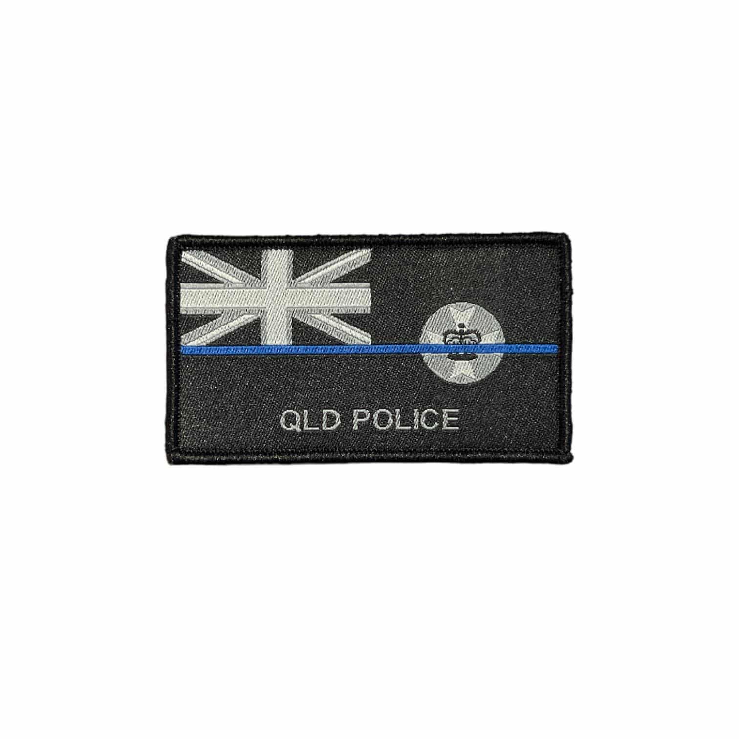 Queensland Police - Thin Blue Line Patch (LE005) | Allied Militaria