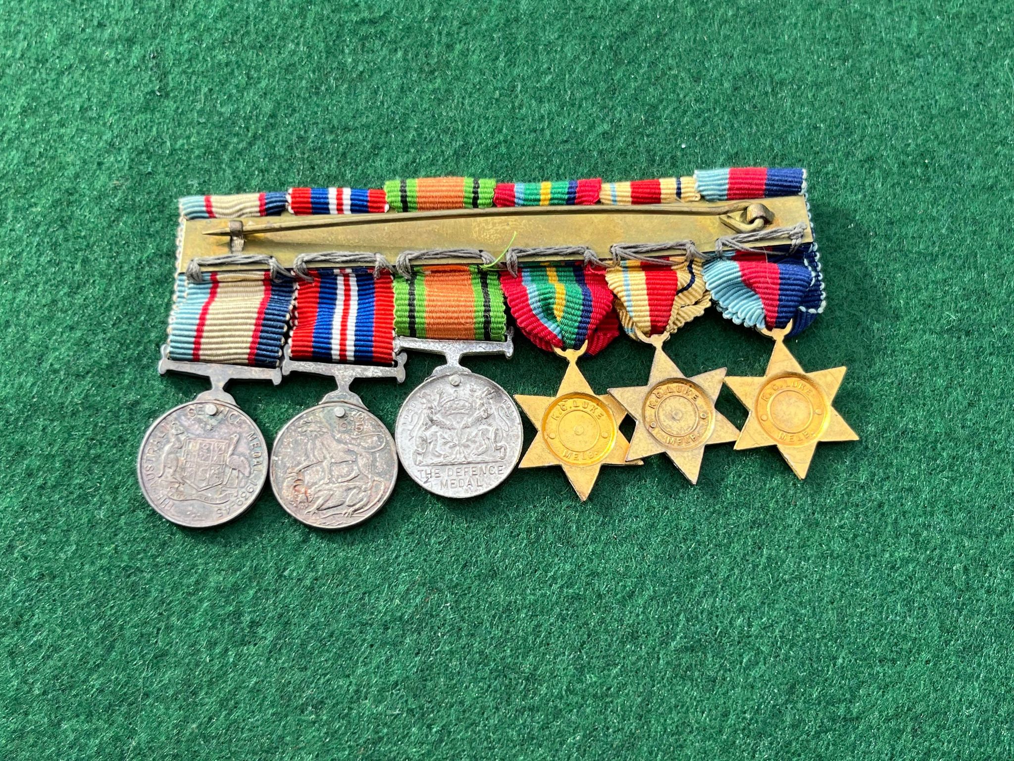 WW2 Australian Miniature Set of 6 Medals | Allied Militaria