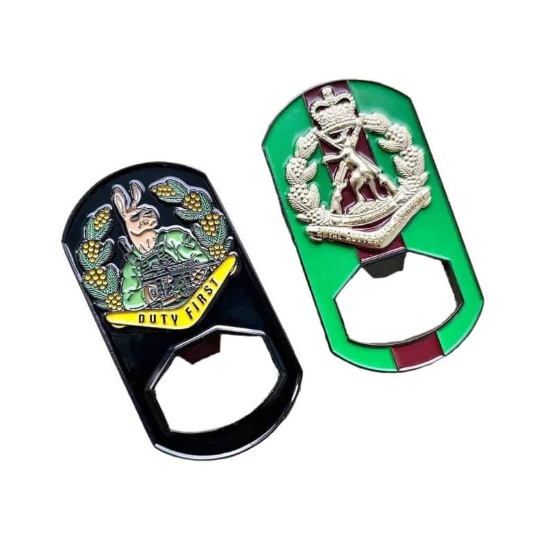 7 RAR Challenge Coin Opener - (CC057) | Allied Militaria